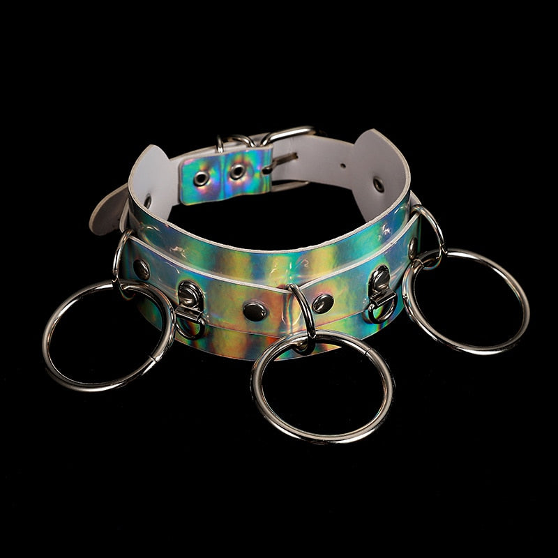 Holographic Choker – Rave Wearhouse™